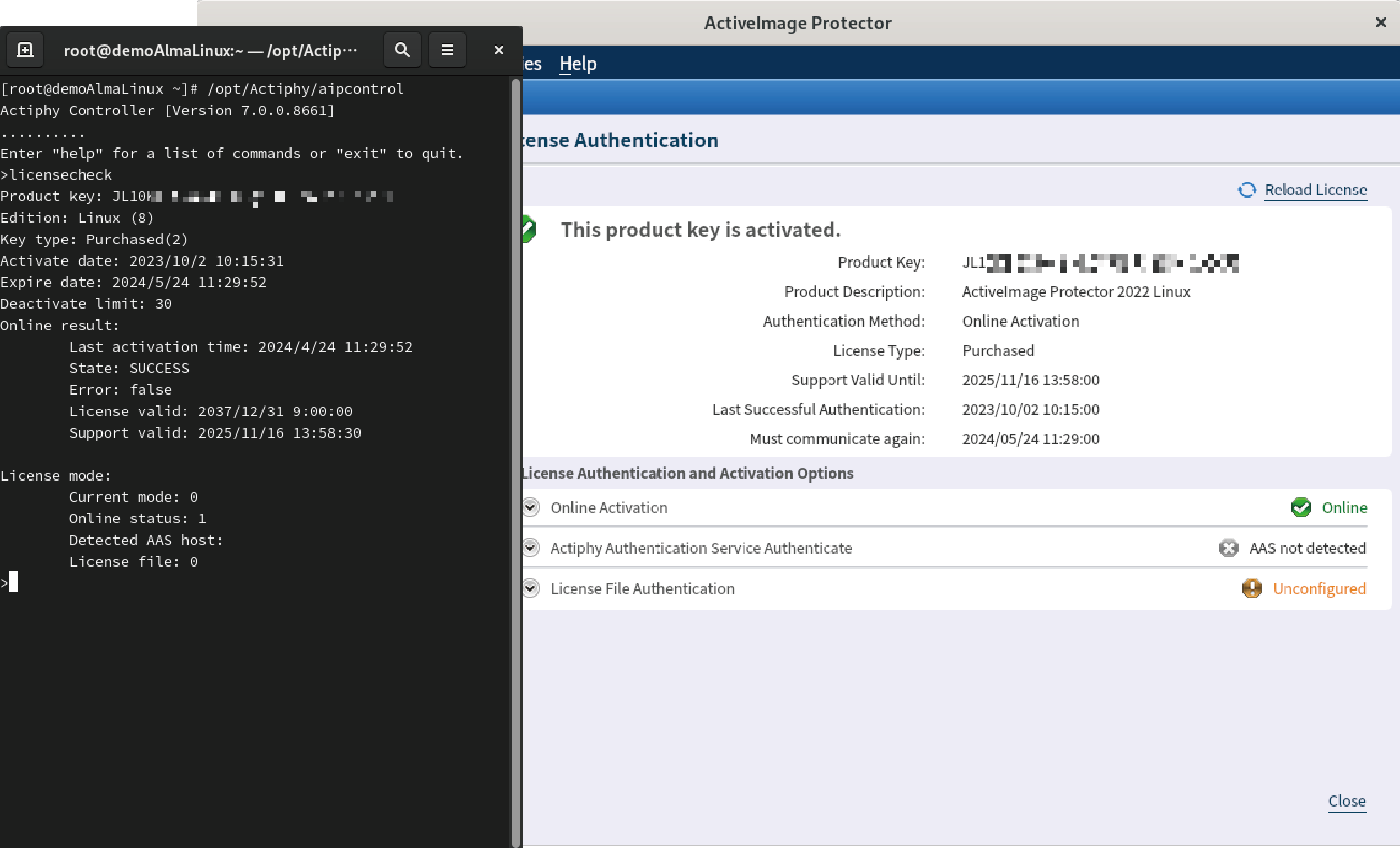 Checking License Status – Actiphy.com